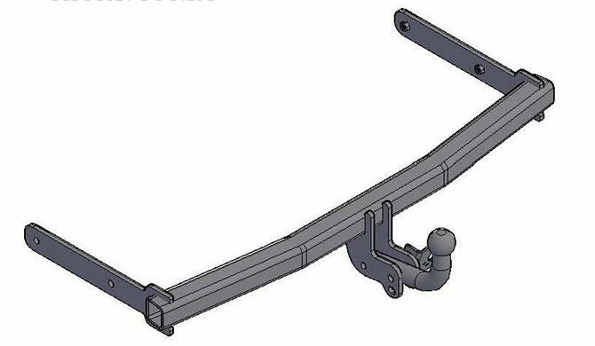 Фаркоп для Skoda Fabia хэтчбек (комби) с 2007 (без электрики) (паспорт и сертификат) Трейлер.9731