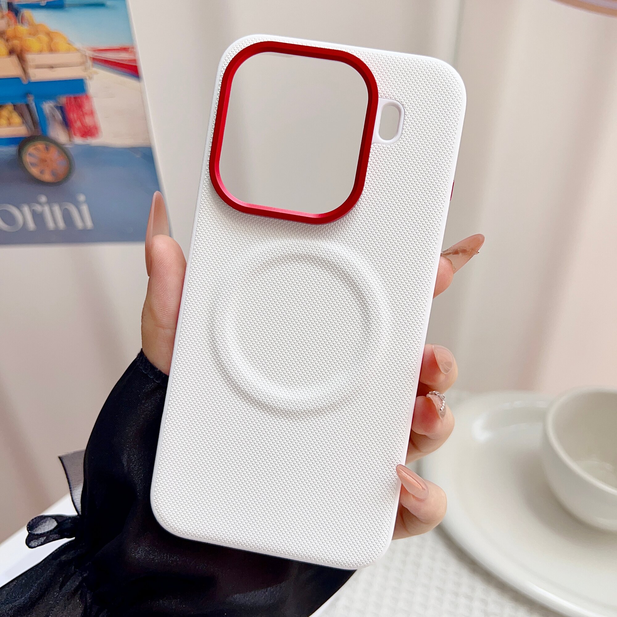 Чехол Для OPPO Find X9 Pro/Оппо Финд X9 Про, soft touch, чехол-кардиомонитор, искусственная кожа, поликарбонат (PC), защита камеры, ударопрочный, усиленные углы, OPPO, OPPO Find X9 Pro, white,