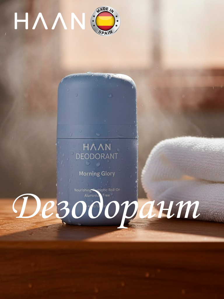 HAAN Дезодорант с пребиотиками "Утренняя свежесть" /DEODORANT MORNING GLORY, 40 мл