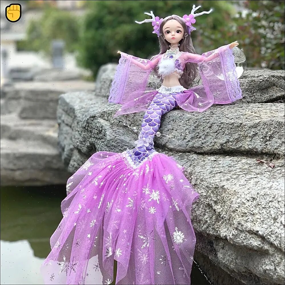 Игрушка подарок для девочки "Кукла малышка Русалочка (рост 45 см.)