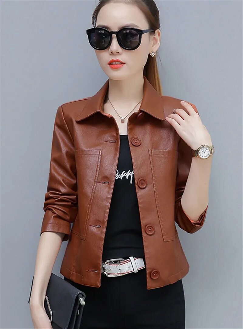 Куртка кожаная