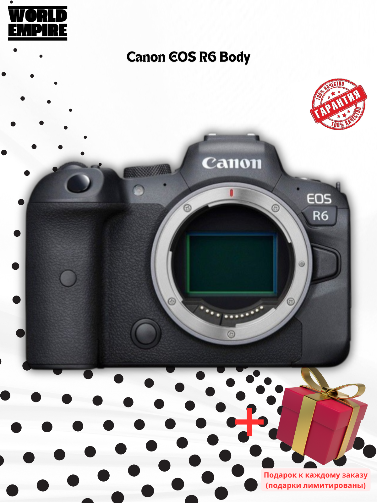 Фотоаппарат CANON EOS R6 BODY