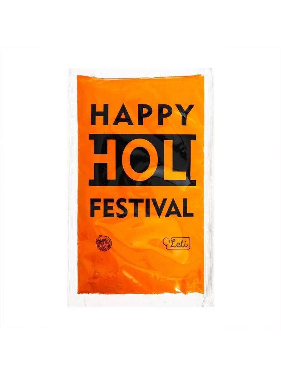 Краски холли фестивальные, цвет оранжевый, 100 г