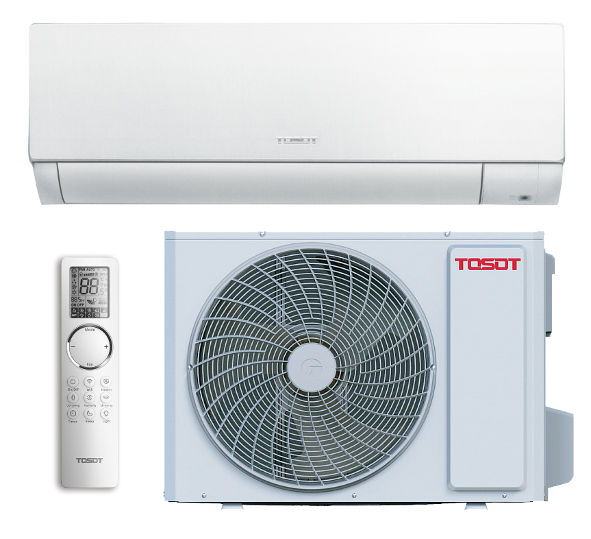 Инверторная сплит-система Tosot Synergy T12H-SYN/I/T12H-SYN/O Премиальный тепловой насос на 35 кв. м