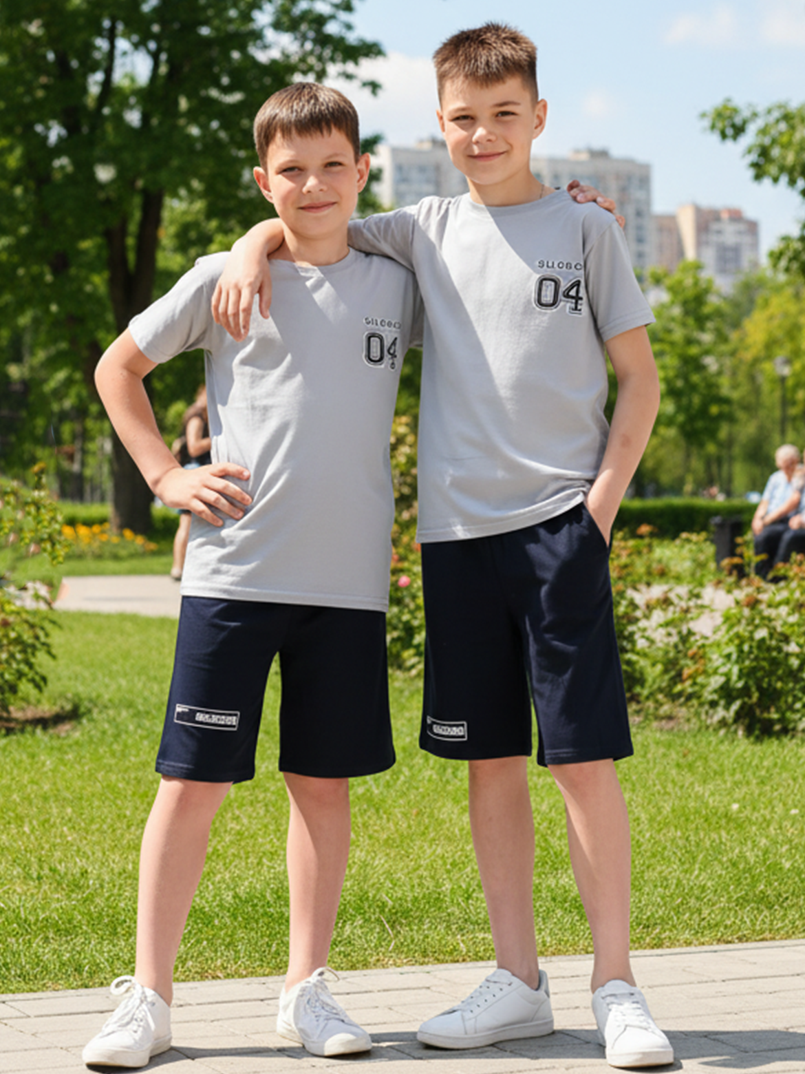 Пижама костюм для мальчика с шортами