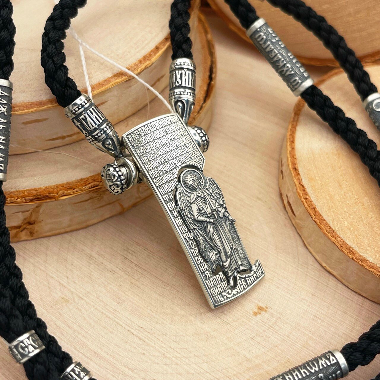 Комплект украшений, серебро, 925 проба, чернение, оксидирование