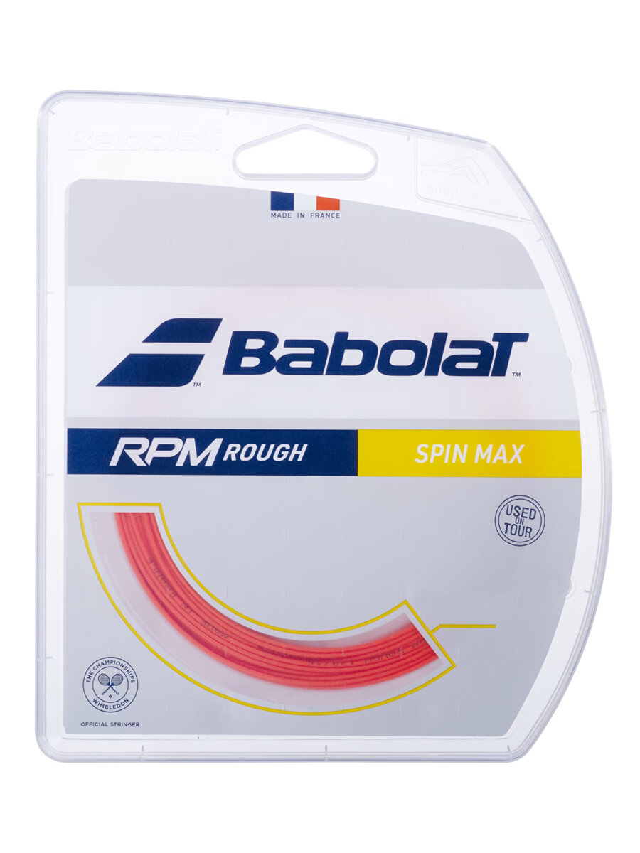 Струна для тенниса Babolat 12m RPM Rough, Red, 1.25 моноволокно