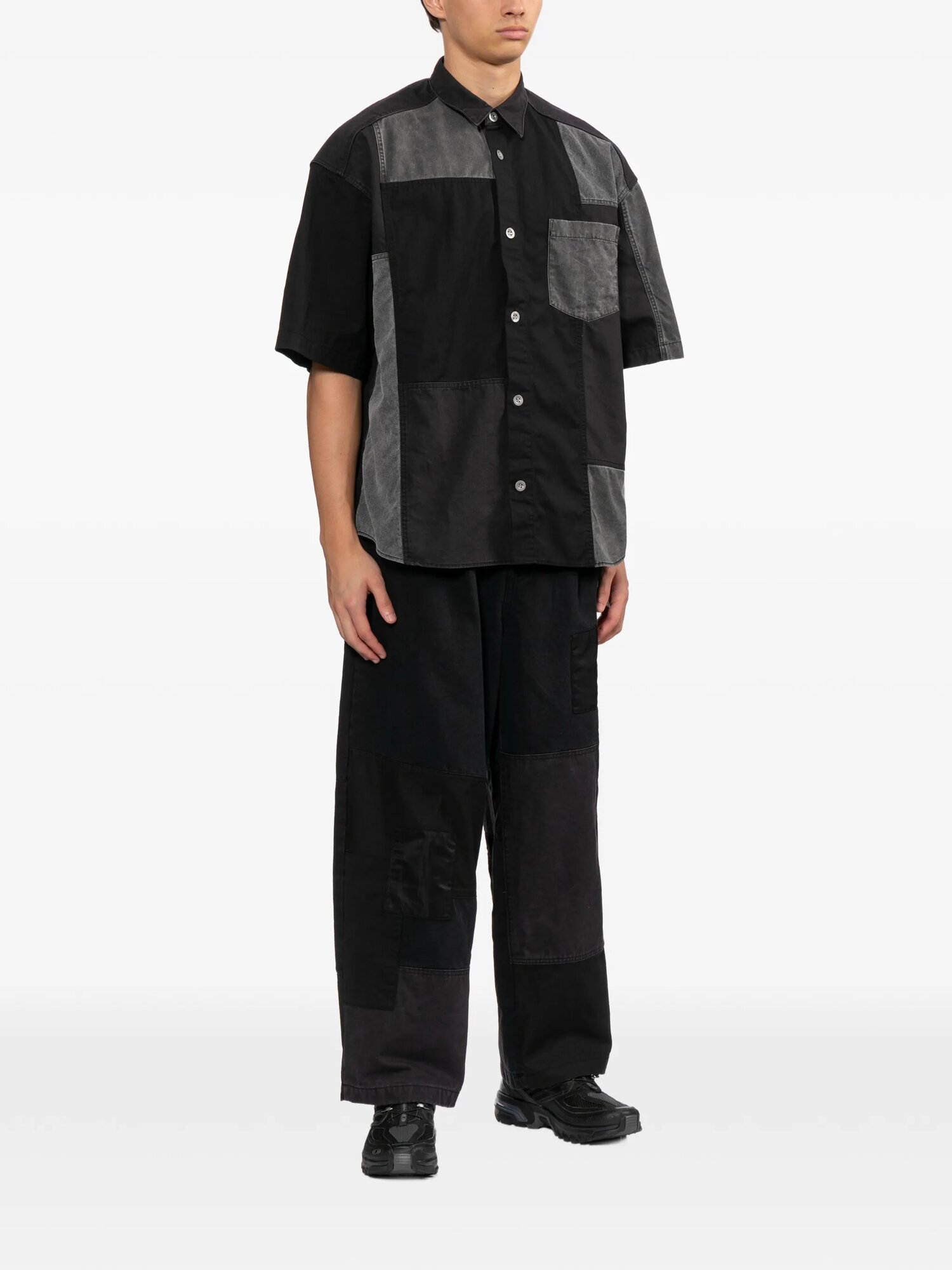 Рубашка COMME des GARCONS, размер S, черный — фото 1