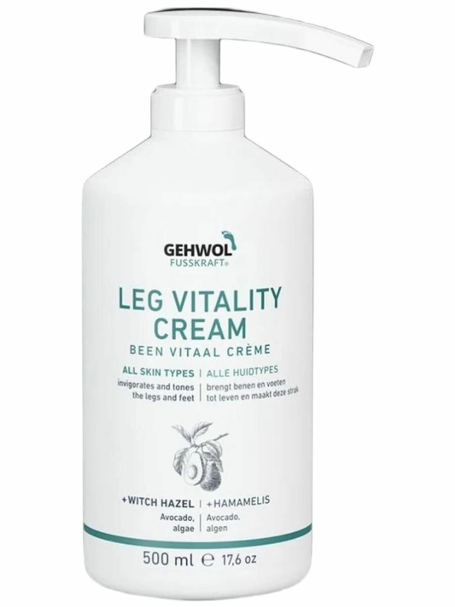 Gehwol - Fusskraft Leg Vitality Оживляющий бальзам для ежедневного ухода за кожей ног и стоп 500 мл
