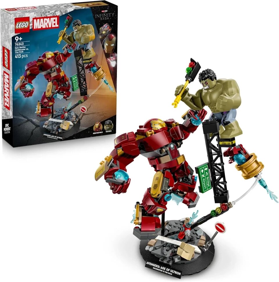 Конструктор LEGO Marvel Super Heroes 76343 Халкбастер против Халка 413 дет.