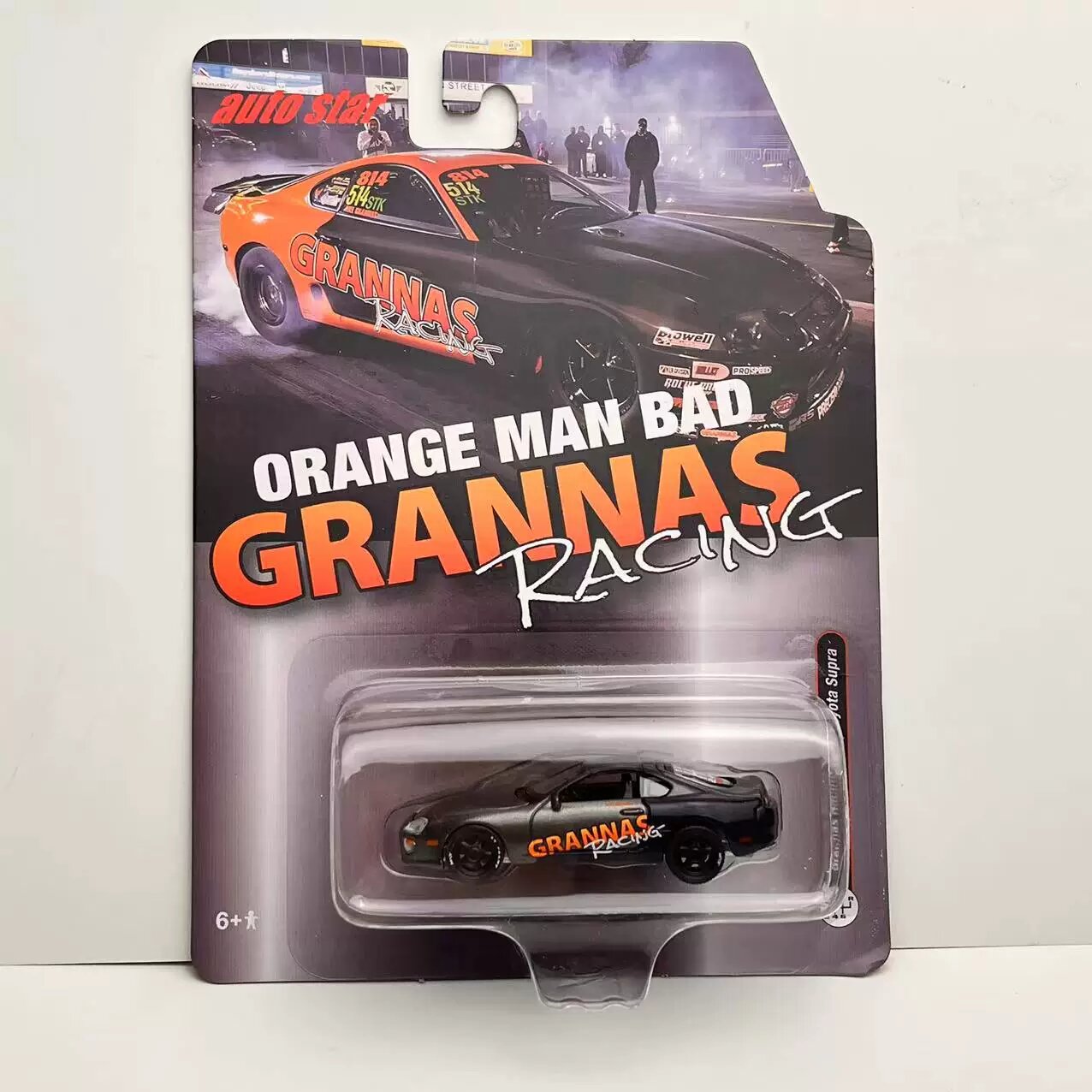 Auto Star 1:64 Масштабная Черная Тойота Супра Деталированный Сплав Модель Автомобиля