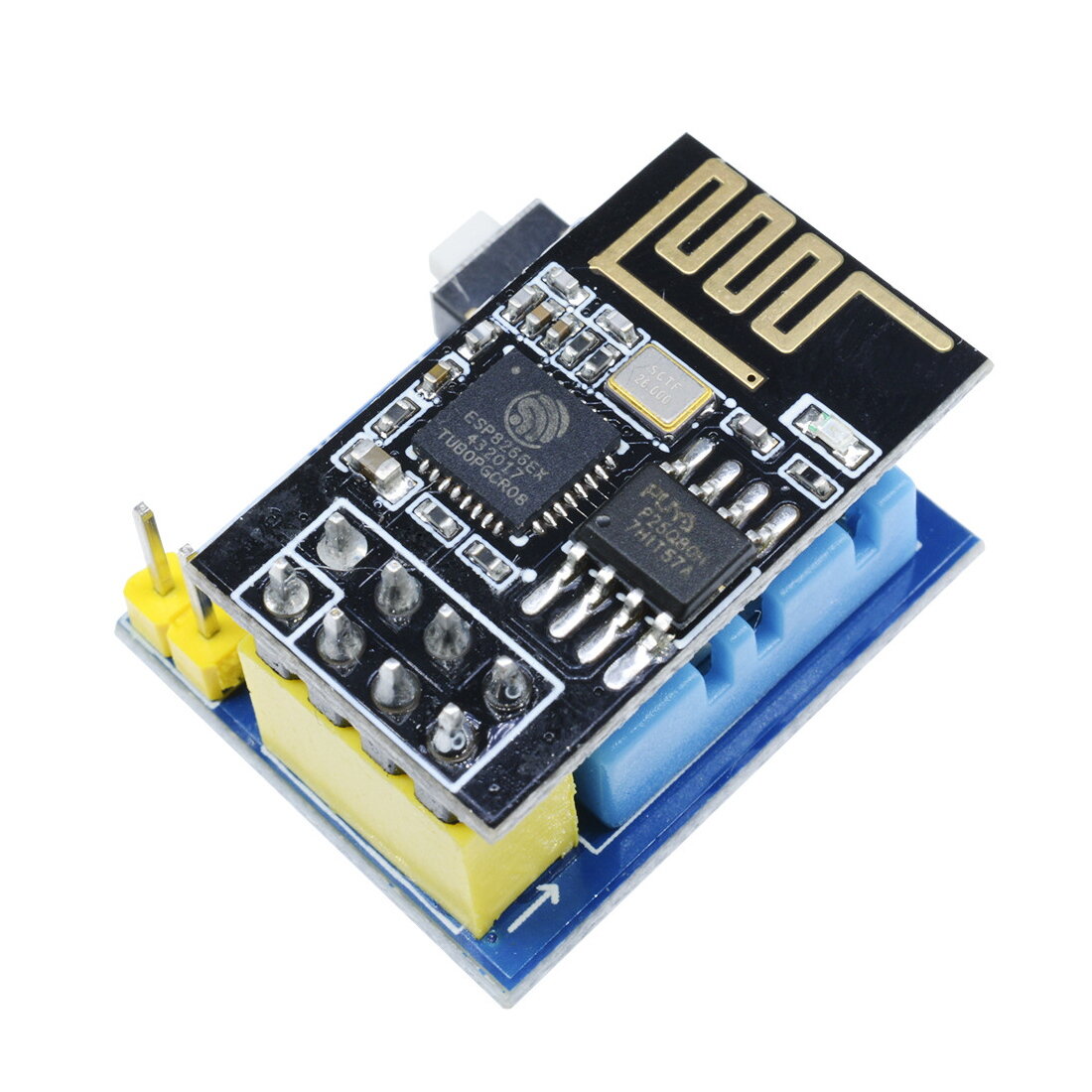 Модуль датчика температуры и влажности DHT11 и контроллер ESP-01S