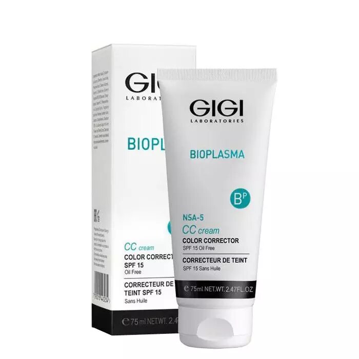 Крем GIGI Bioplasma CC Cream, SPF 15, для всех типов кожи, 75мл