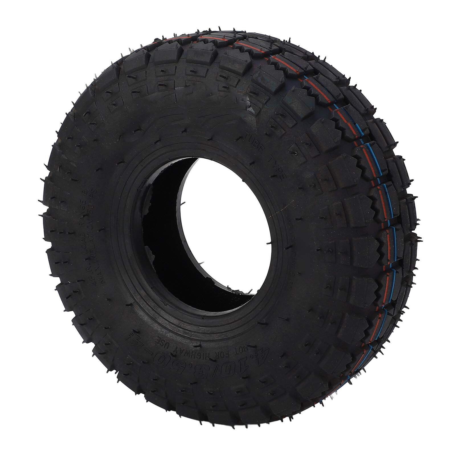 Сменная шина 10 дюймов 4.10/3.50‑4 для надувной тележки для инструментов, резиновая шина для косилки, ручной тележки, тачки, прицепа