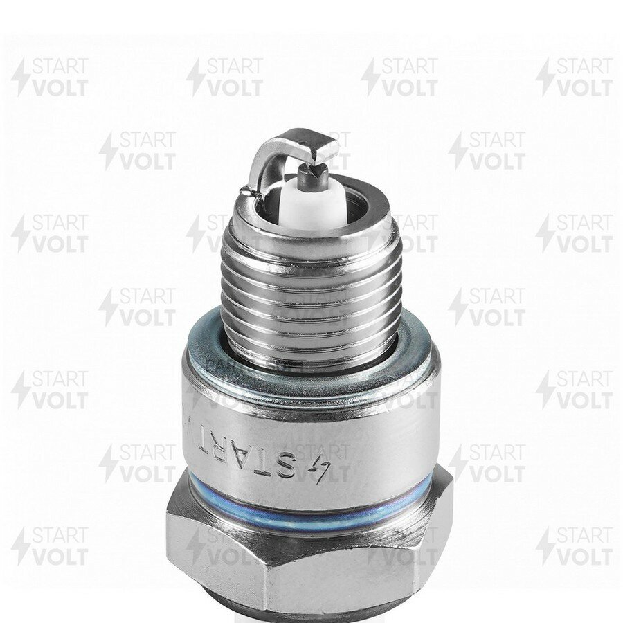Свеча "STARTVOLT" для а/м ГАЗ 24/3110/3302 дв ЗМЗ-402 (з.0,8 мм) с резистором STARTVOLT VSP 0306 | цена за 1 шт