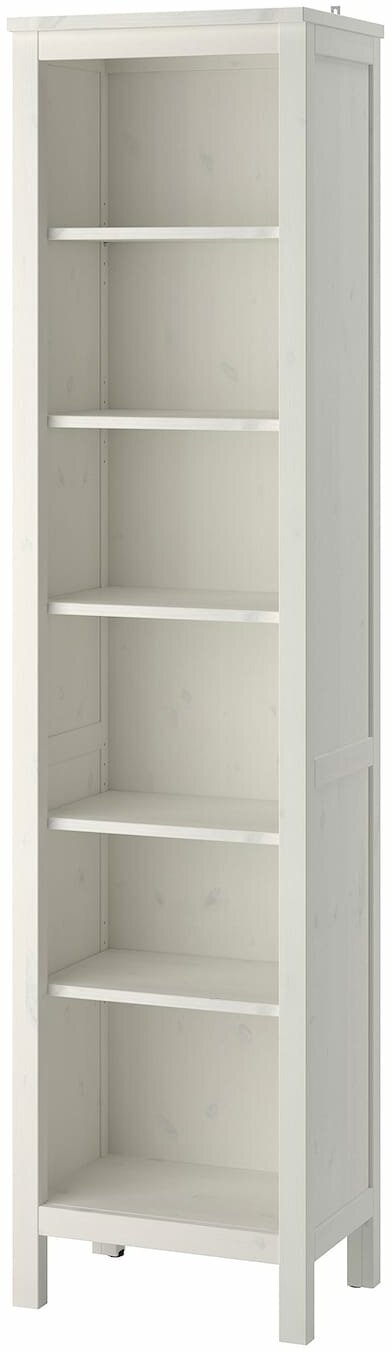 Стеллаж, белая морилка, 49x197 см IKEA HEMNES хемнэс