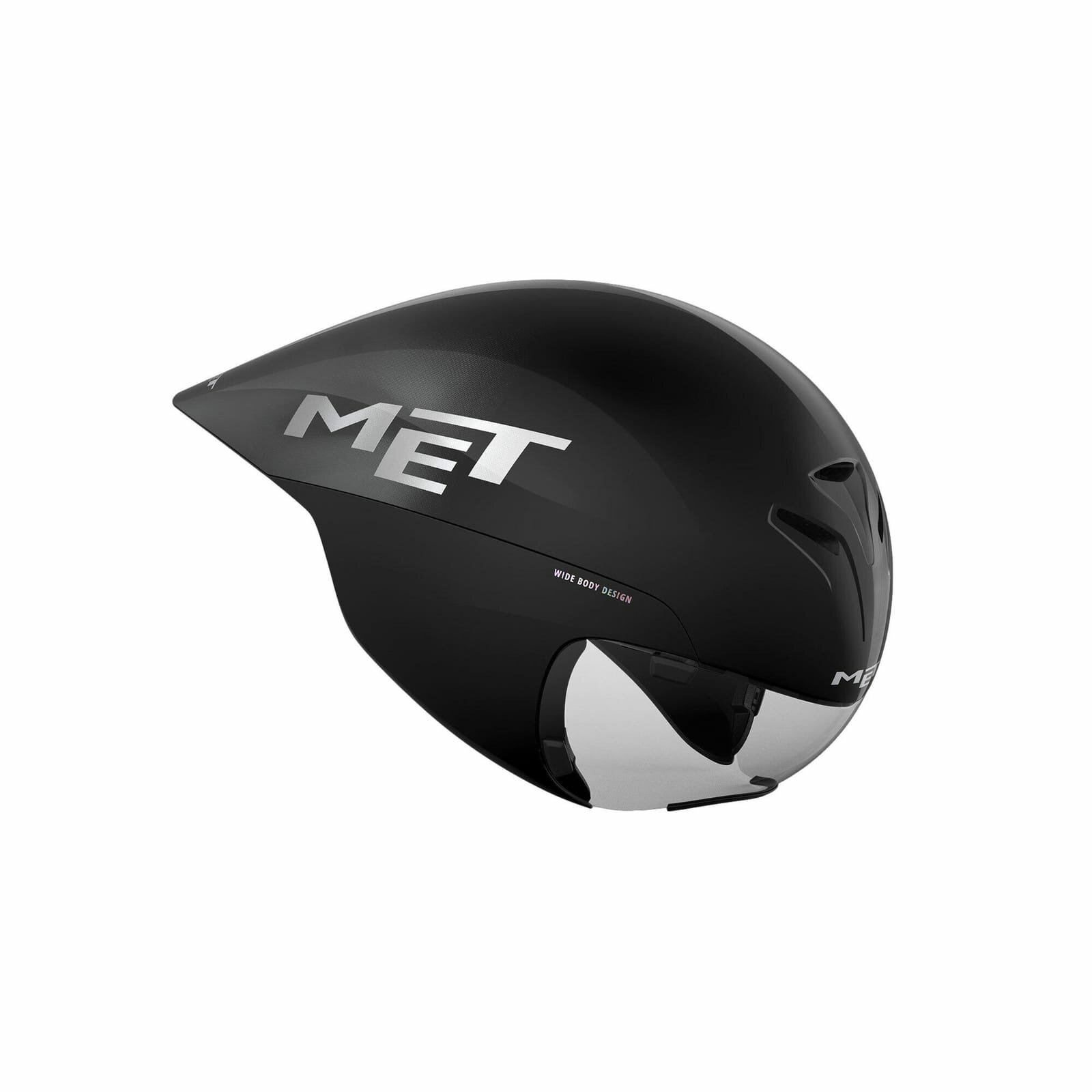 DECATHLON шлем защитный MET Dron Wide Body II, L/59-62 см, черный