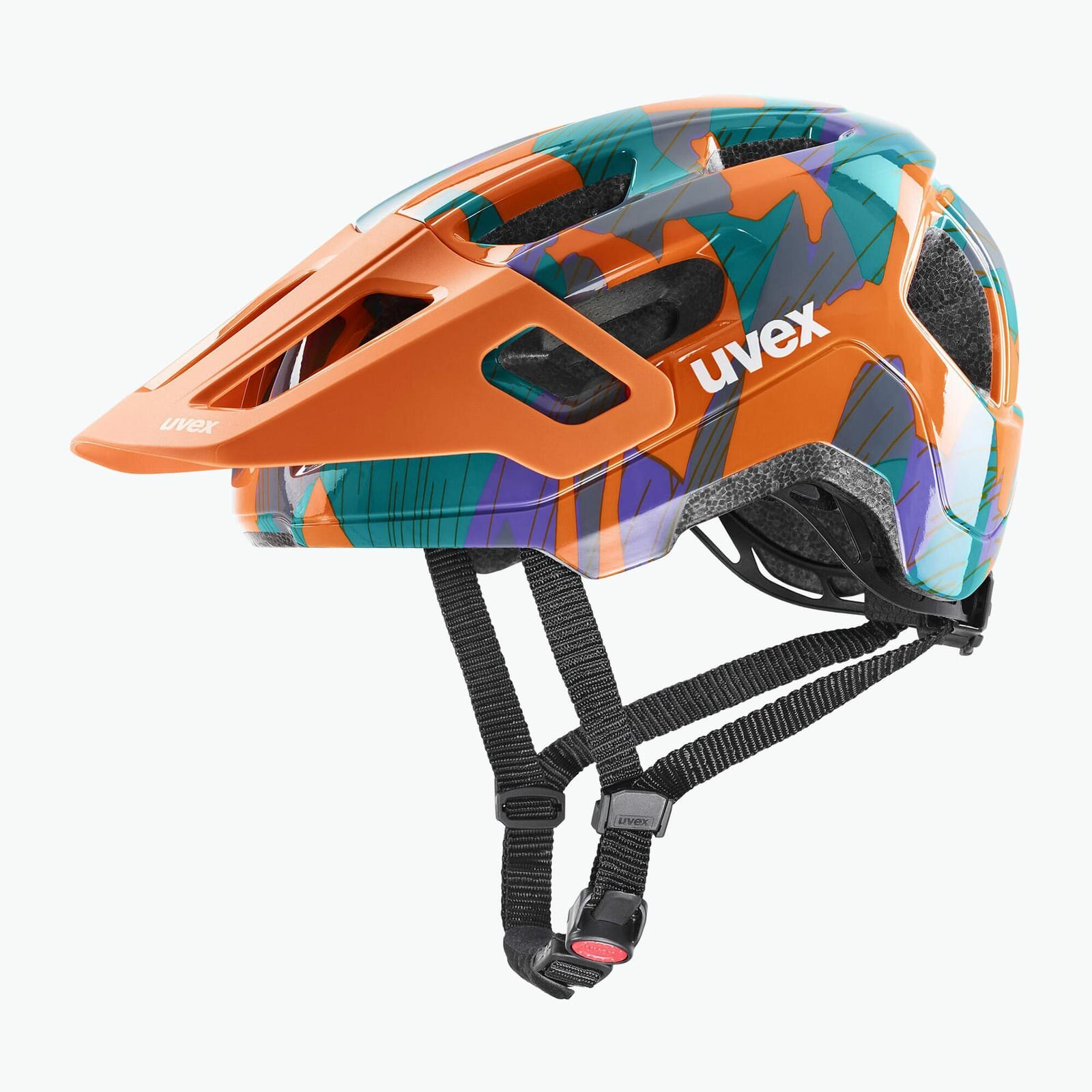 DECATHLON шлем защитный Uvex React Jr, оранжевый, 52-56 см