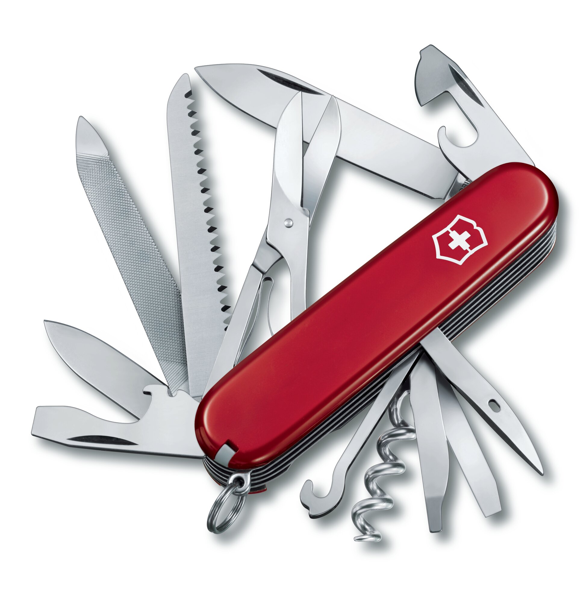 Нож перочинный VICTORINOX Ranger, 91 мм, 21 функция, красный 1.3763