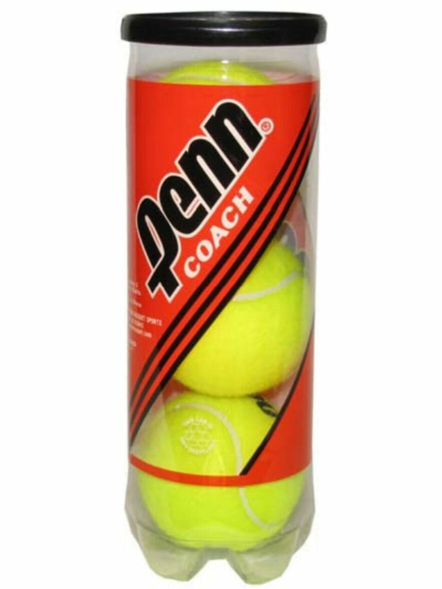 Мяч 3 шт Head Penn Coach зеленый полимерные материалы, синтетические материалы 524306