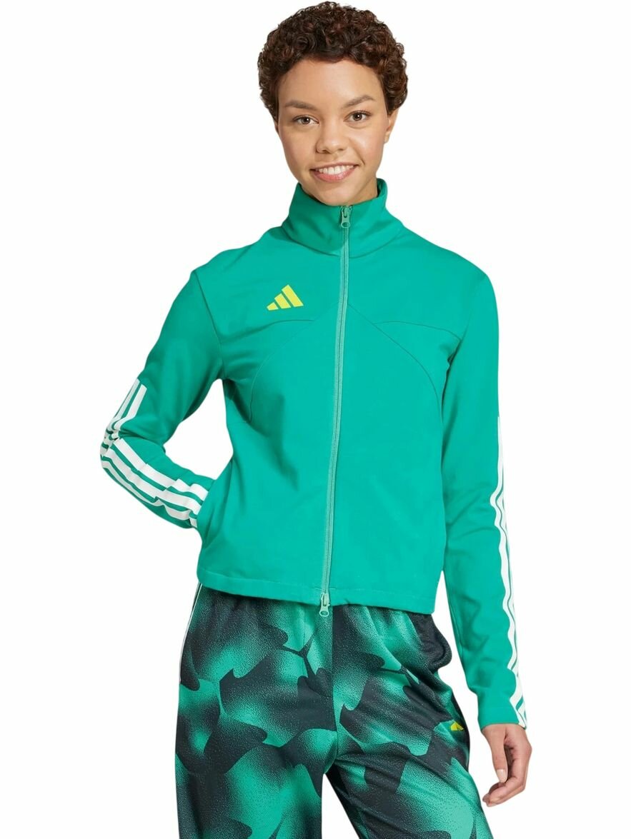 Олимпийка Tiro Cut 3-Stripes Slim Fitted High-Neck Track Top W