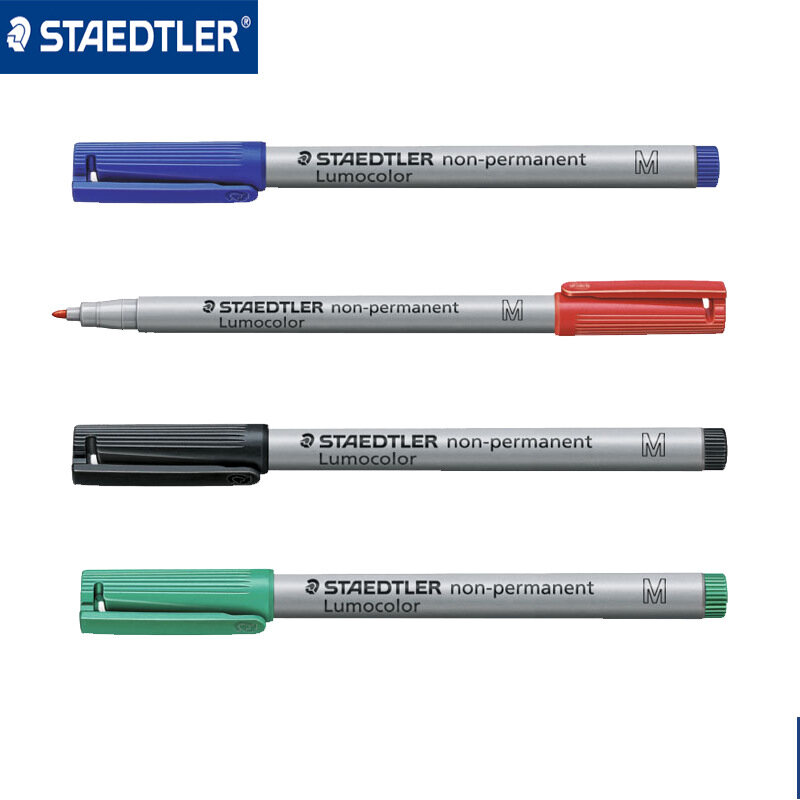 Проекционная ручка Staedtler Shide Lou 315M-9, на водной основе, для CD, плёнок, блокнотов, чёрная