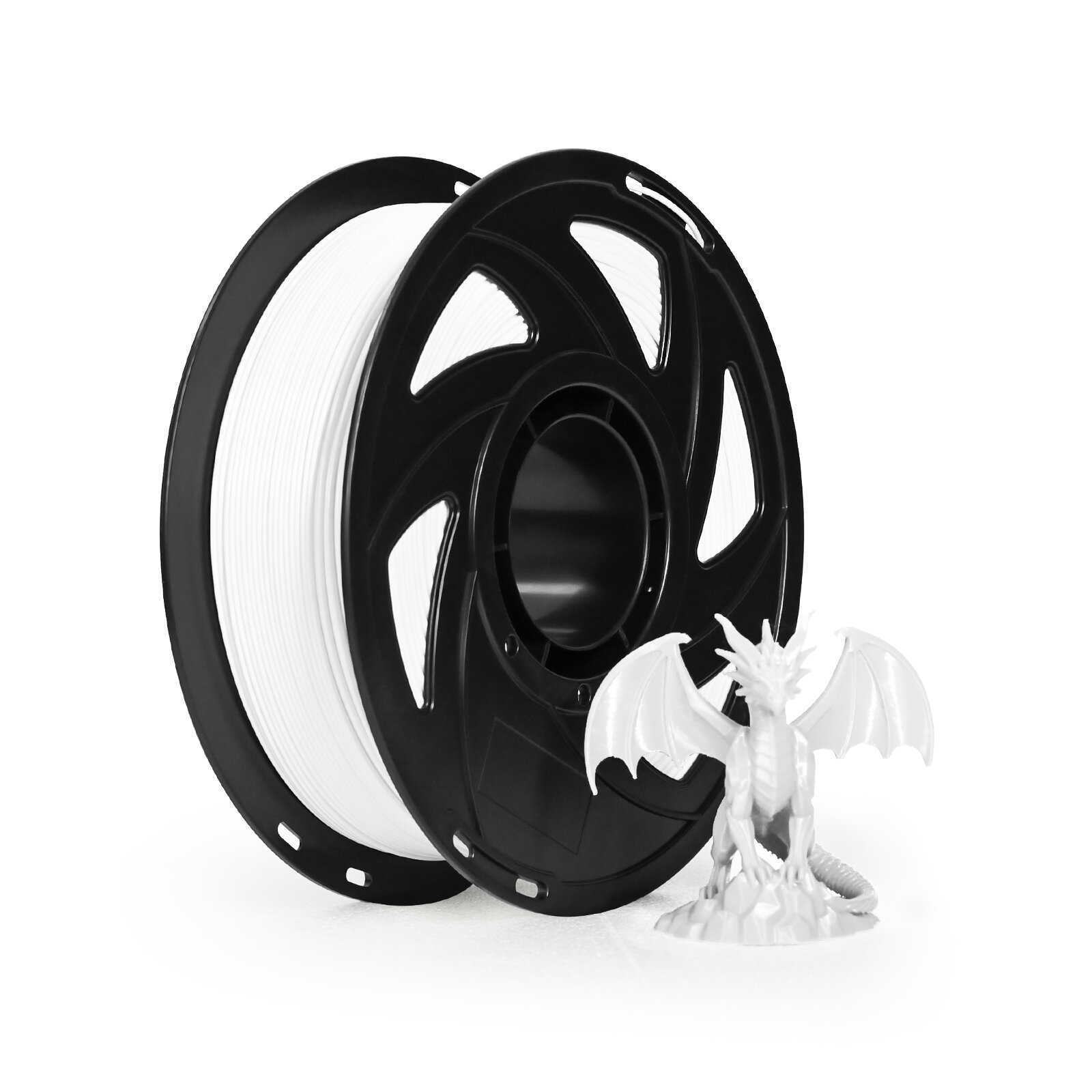 Высокоскоростная нить Tronxy PETG 1,75 мм 1 кг для 3D-принтера FDM, быстрая скорость 600 мм/с, белый