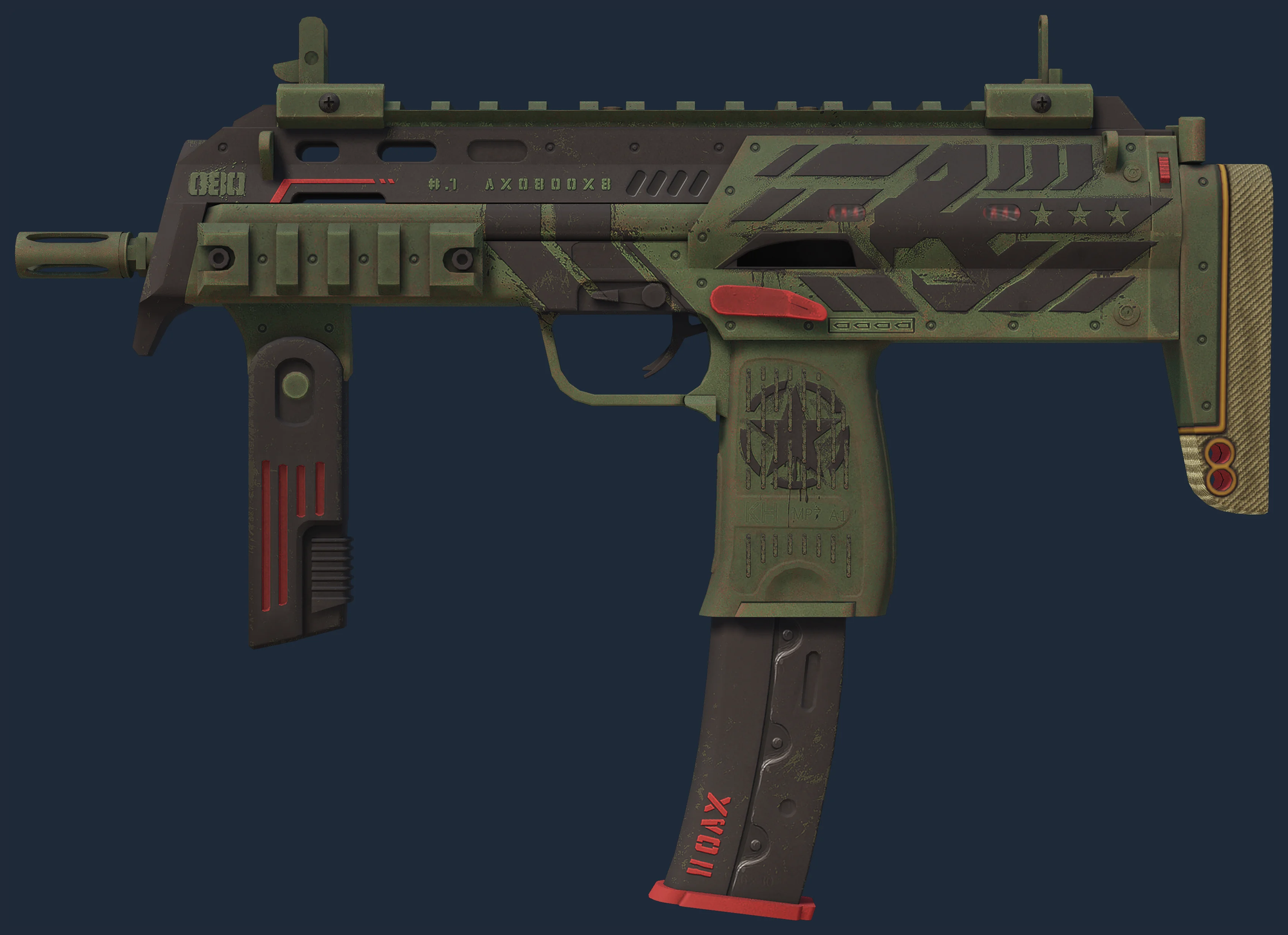 MP7 | Диверсант (Немного поношенное) Скины CS2 с быстрой автовыдачей steam trade