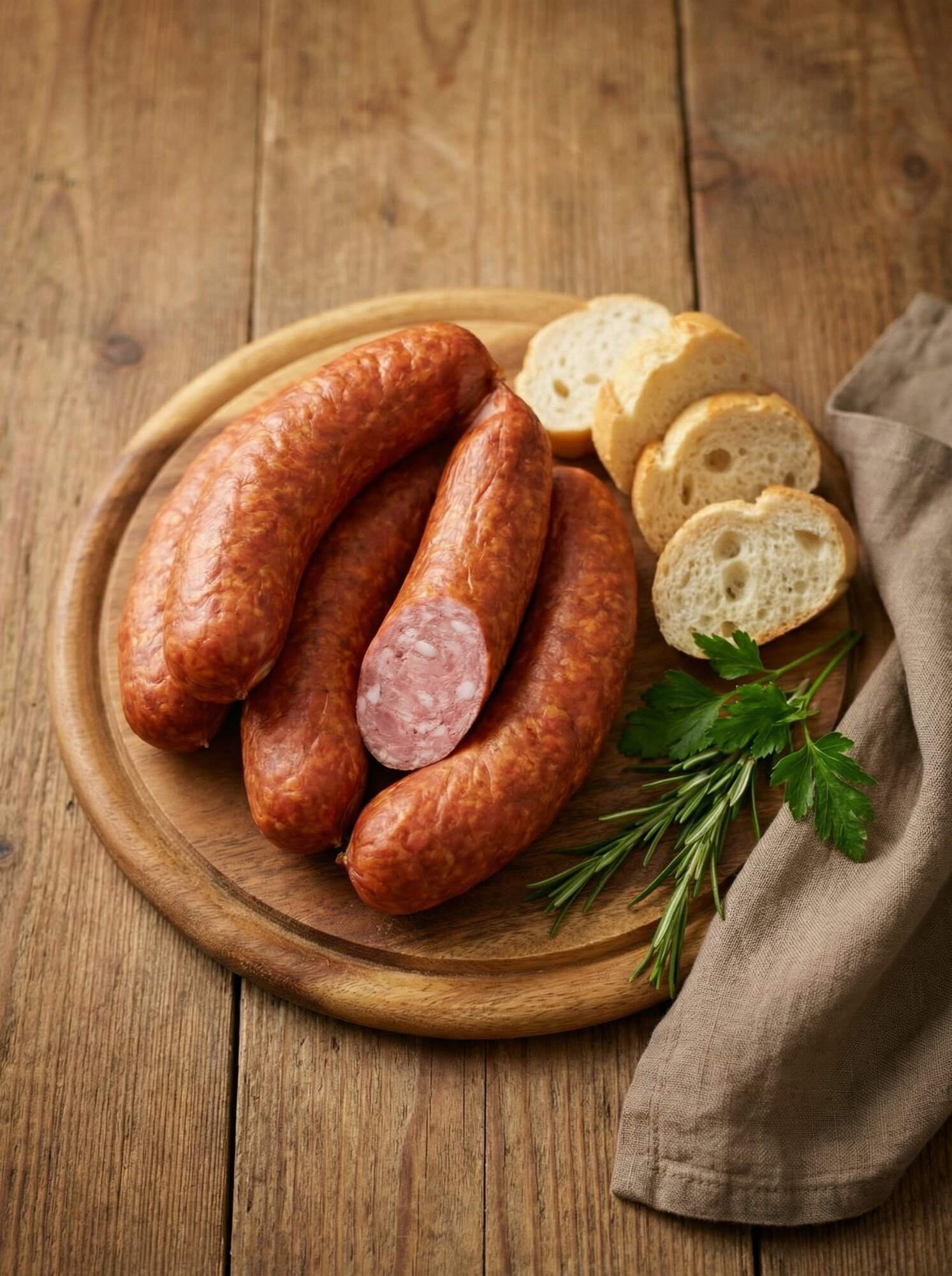 Колбаски варёно-копченые "Берлинские" 500-600 гр