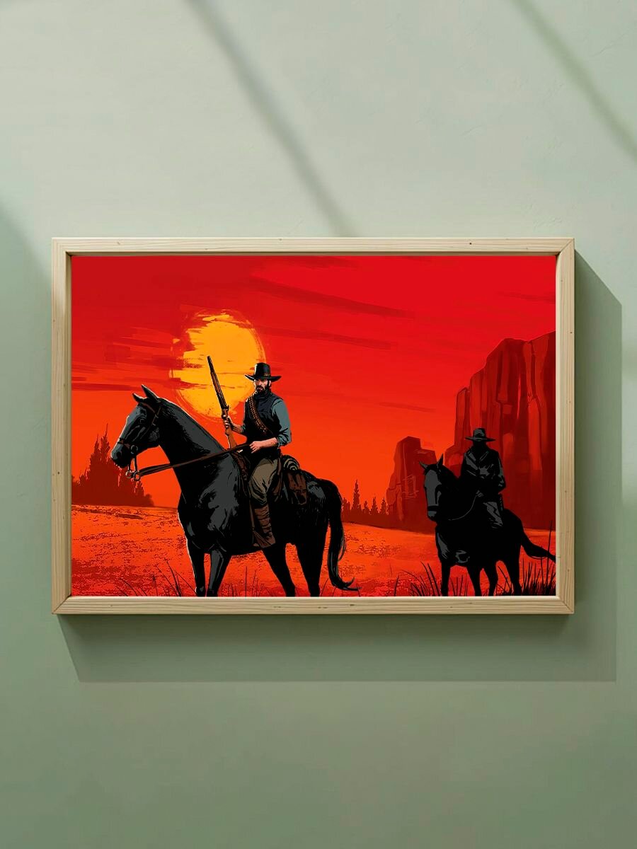 Постер, плакат на стену Артур Морган Red Dead Redemption 2 (А3)