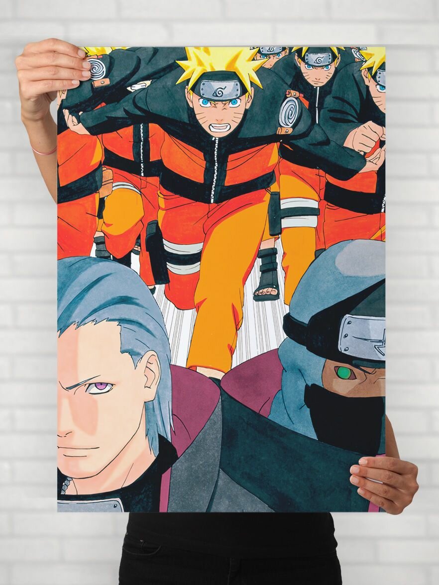 Плакат на стену для интерьера Наруто Ураганные Хроники (Naruto 69) - Постер по аниме и японской анимации формата A2 (42x61 см)