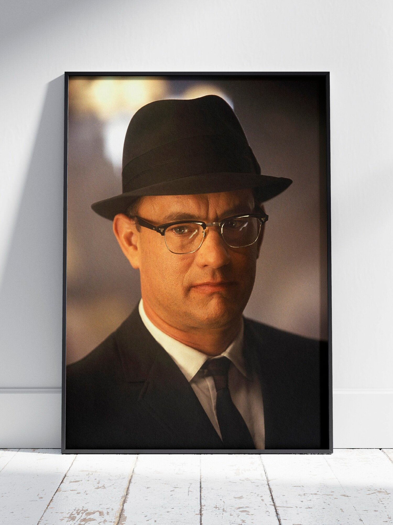 Плакат на стену для интерьера Том Хэнкс (Tom Hanks 24) - Постер по актеру фильма, кино, сериала формата A4 (21x30 см)