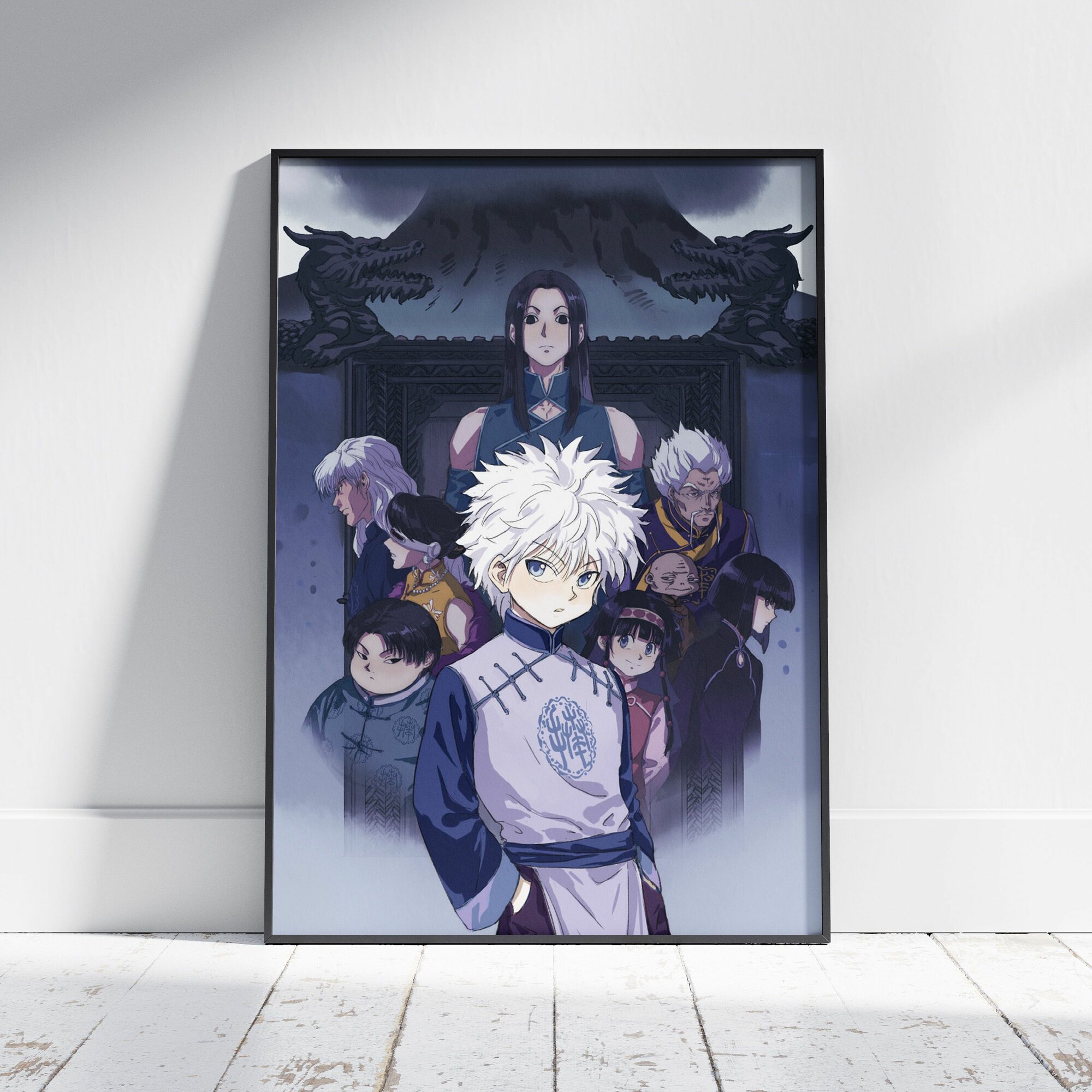 Плакат на стену для интерьера Hunter x Hunter (Общее 9) - Постер по аниме формата A4 (21х30 см)