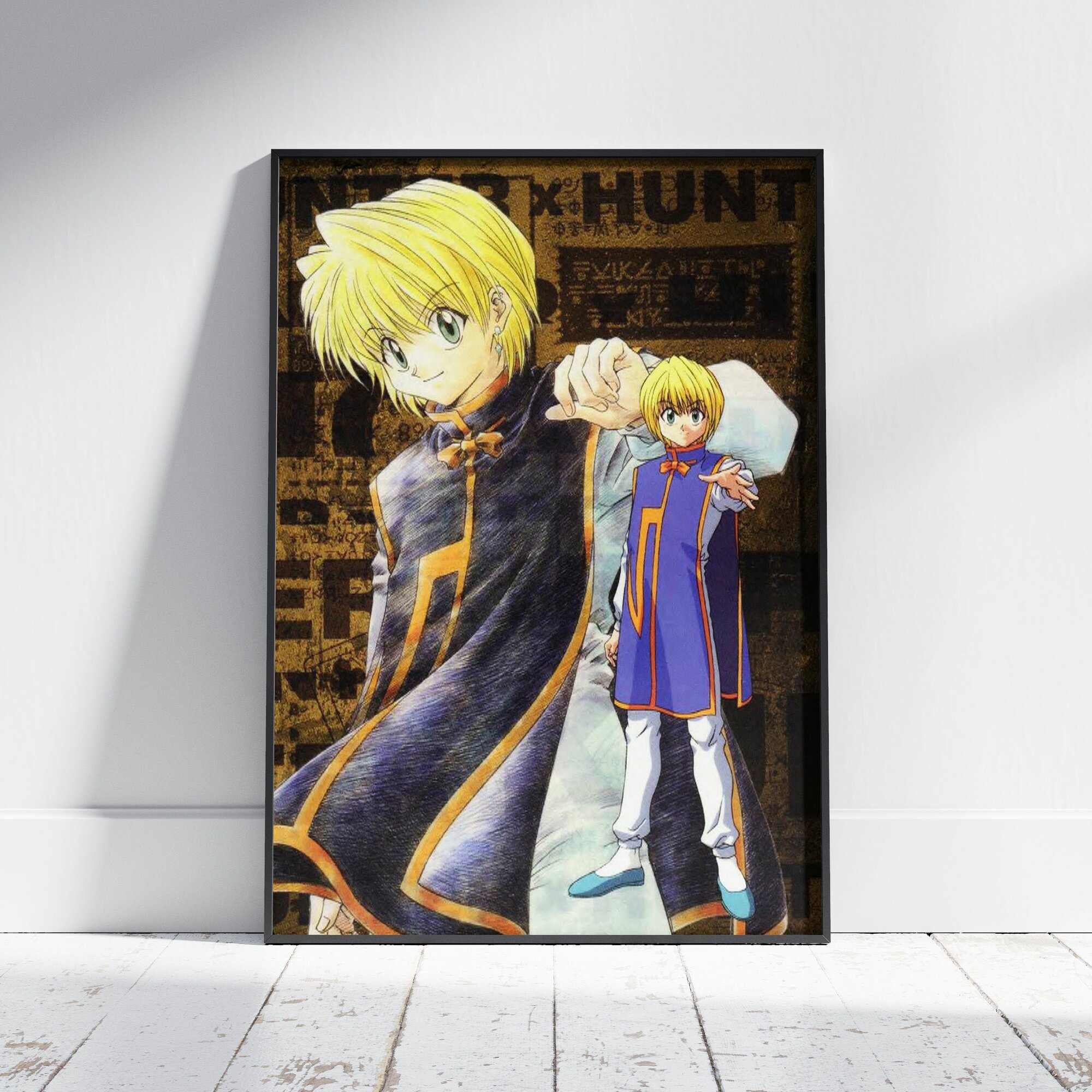 Плакат на стену для интерьера Hunter x Hunter (Курапика 11) - Постер по аниме формата A3 (30х42 см)