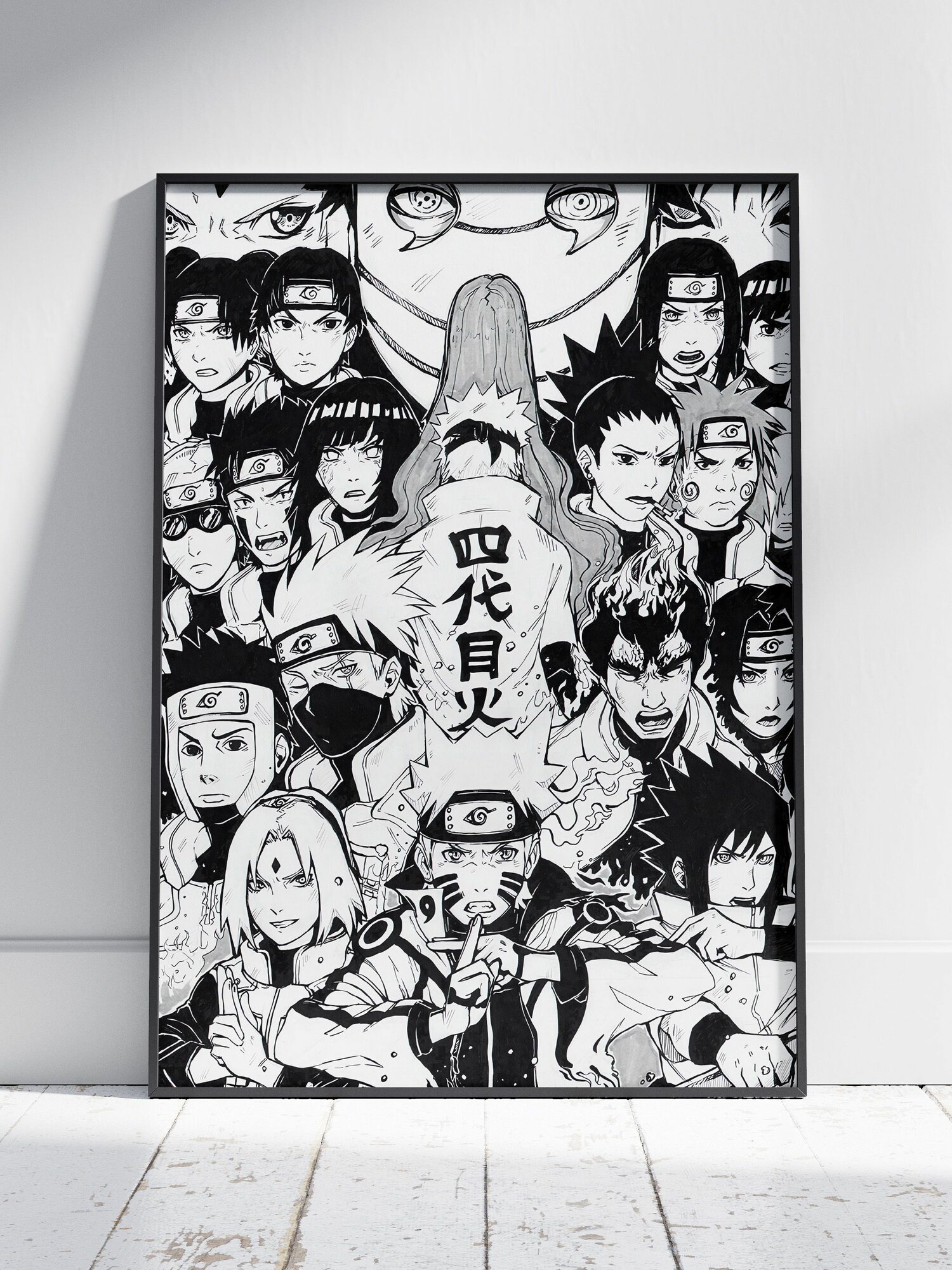 Плакат на стену для интерьера Наруто Ураганные Хроники (Naruto 25) - Постер по аниме и японской анимации формата A4 (21x30 см)