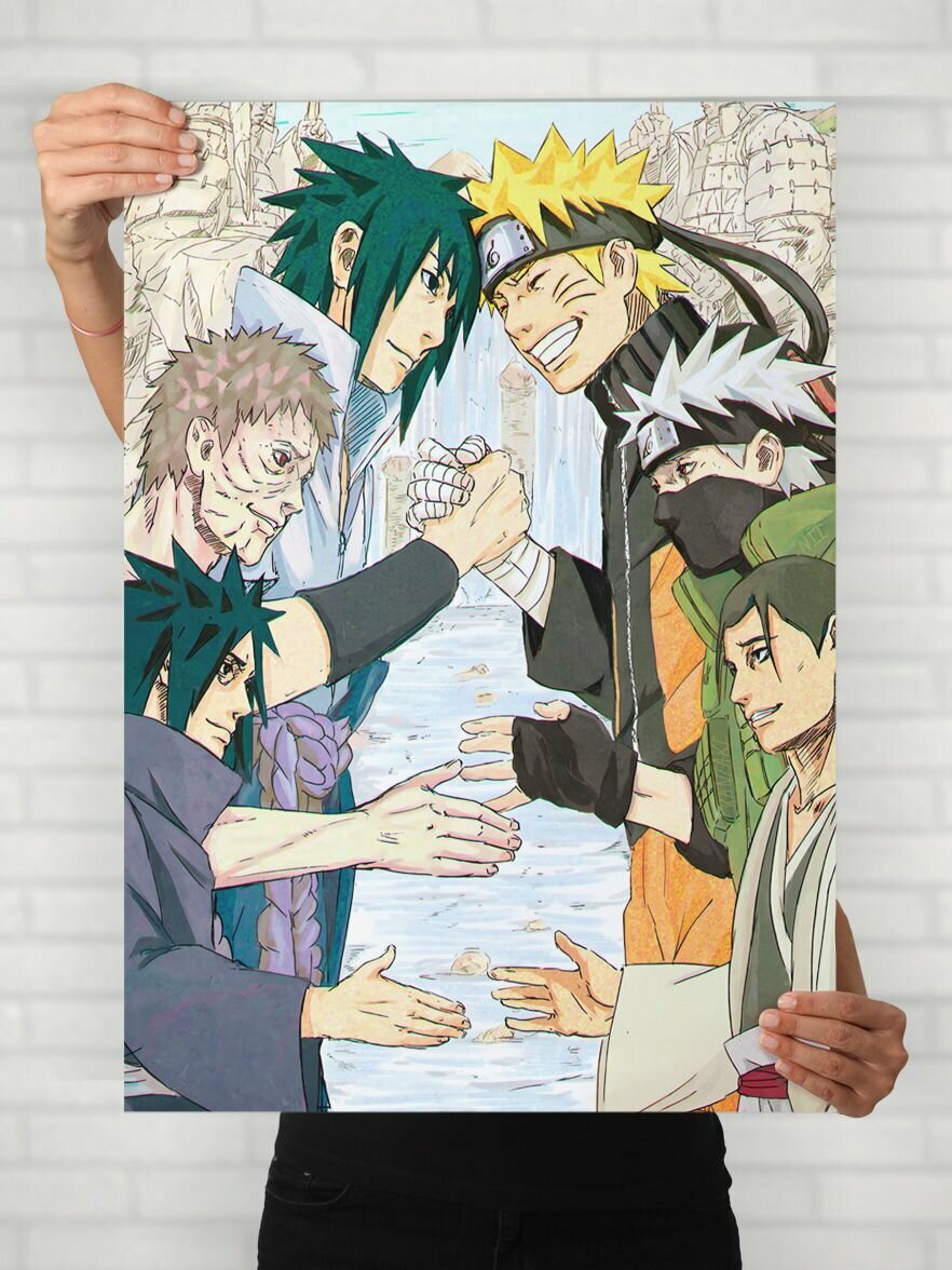 Плакат на стену для интерьера Наруто Ураганные Хроники (Naruto 12) - Постер по аниме и японской анимации формата A2 (42x61 см)