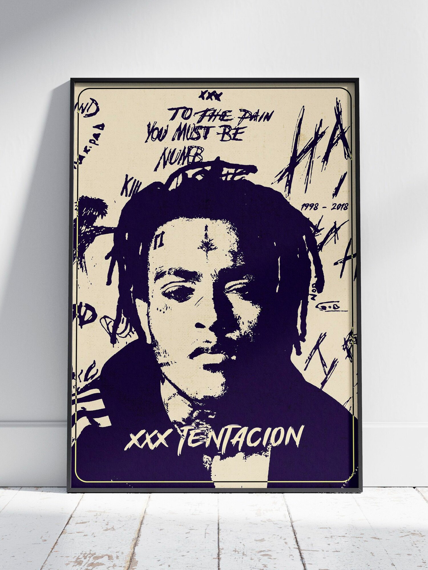 Плакат на стену для интерьера XXXTentacion (Тентасьон 30) - Постер по музыке и артисту формата A4 (21x30 см)