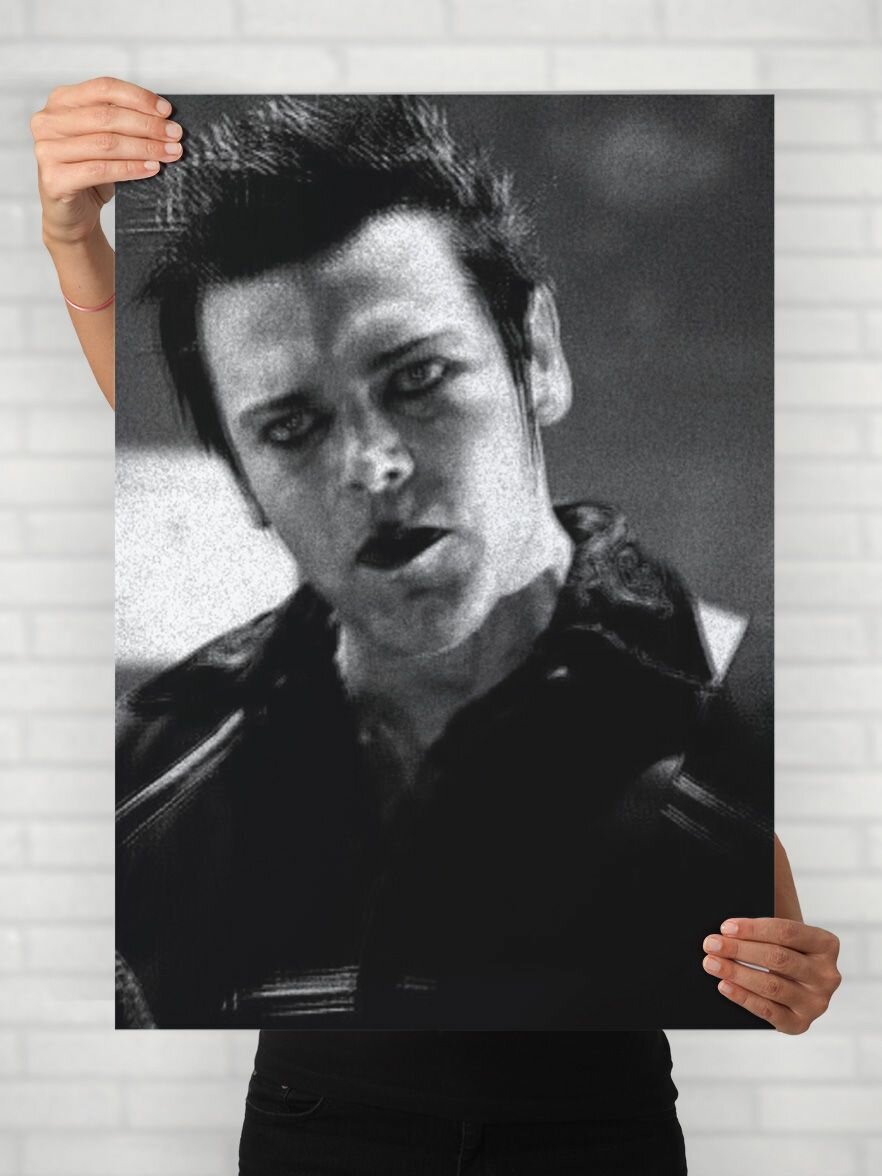 Плакат на стену для интерьера Rammstein (Рихард Круспе - Richard Kruspe 9) - Постер по музыке и артисту формата A1 (61x84 см)