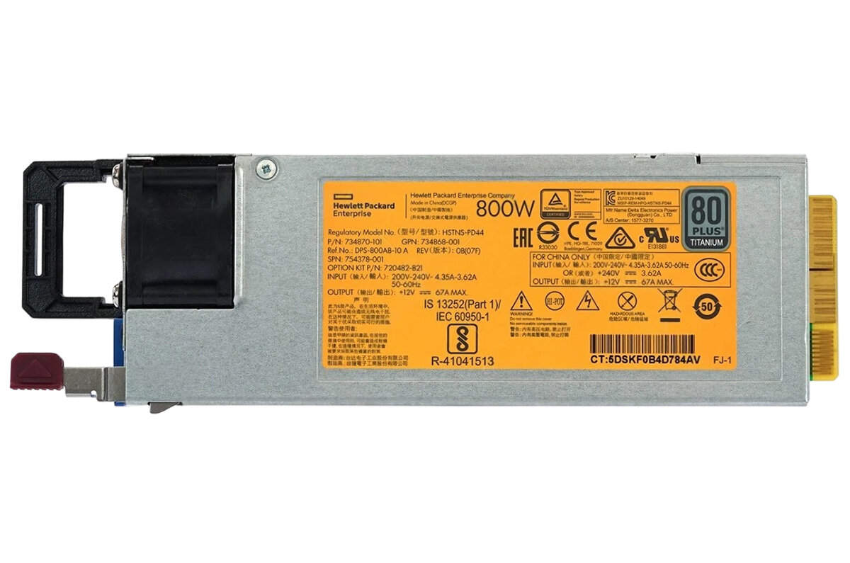 Резервный Блок Питания HP 734870-101 800W