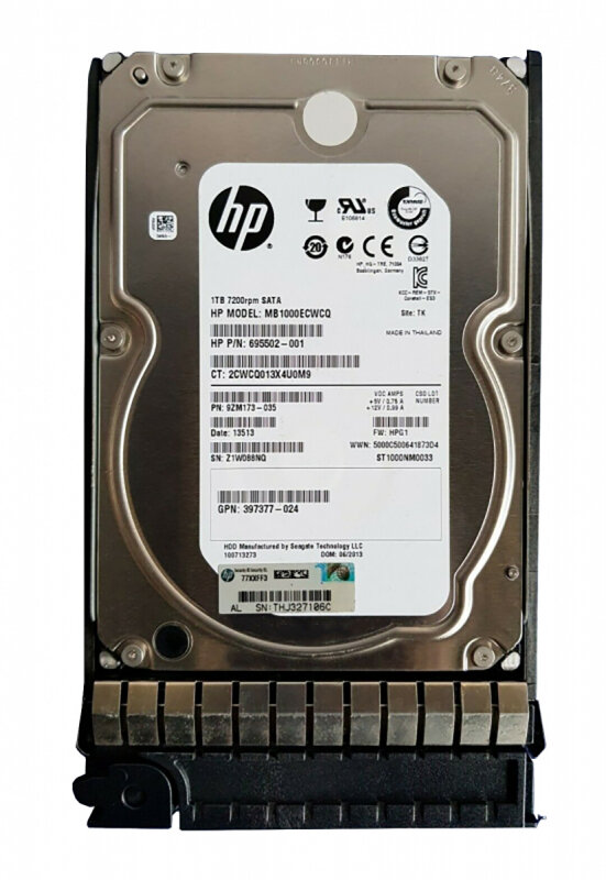 Жесткий диск HP 684385-B21 1Tb SATAII 3,5" HDD