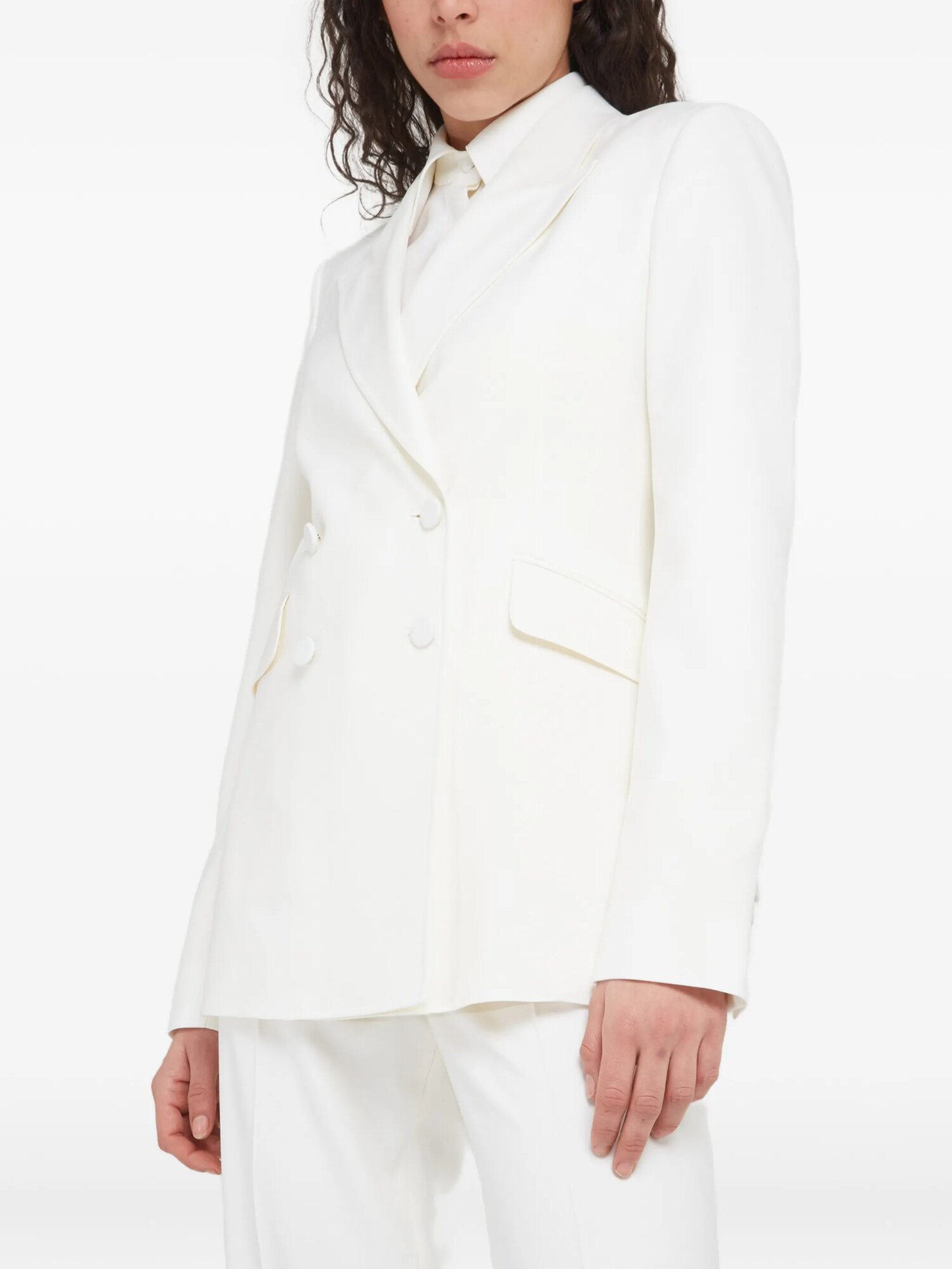 Пиджак Gabriela Hearst Double-breasted blazer, размер 44, разноцветный — фото 1