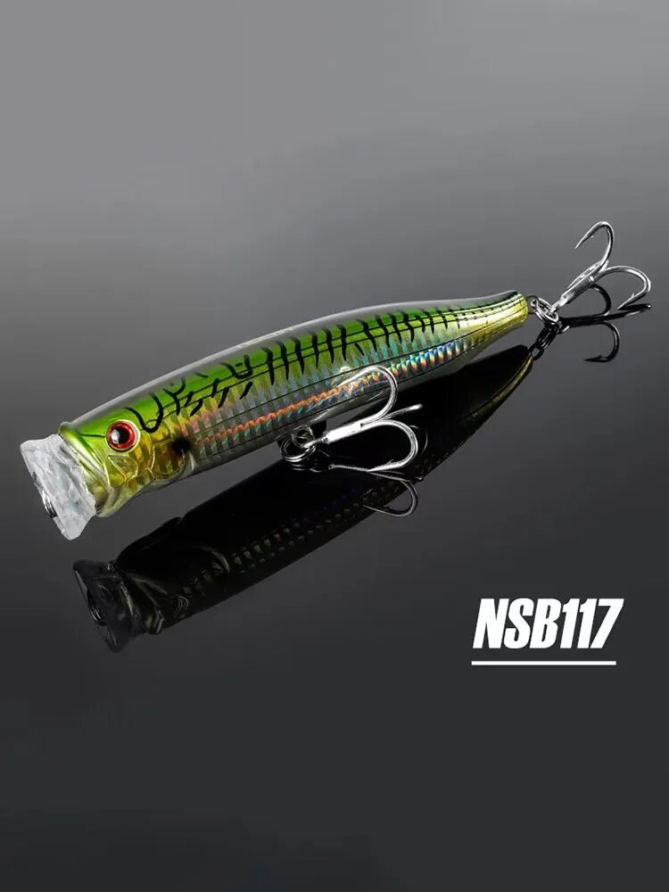 Поппер Noeby Feed Popper NBL9246 / NBL9246U поверхностная приманка для рыбалки (120мм 29г / 150мм 54г)