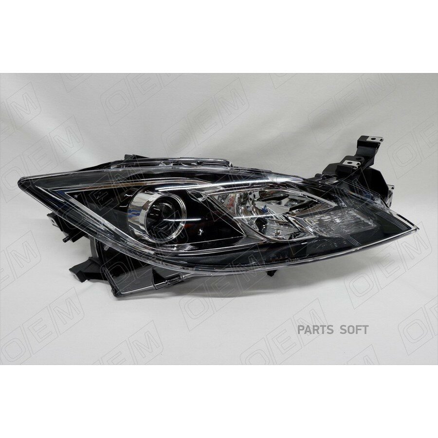 Фара правая Mazda 6 2 GH 2007-2010, галоген, с кор от официального дистрибьютора, OEM, артикул OEM0206FR