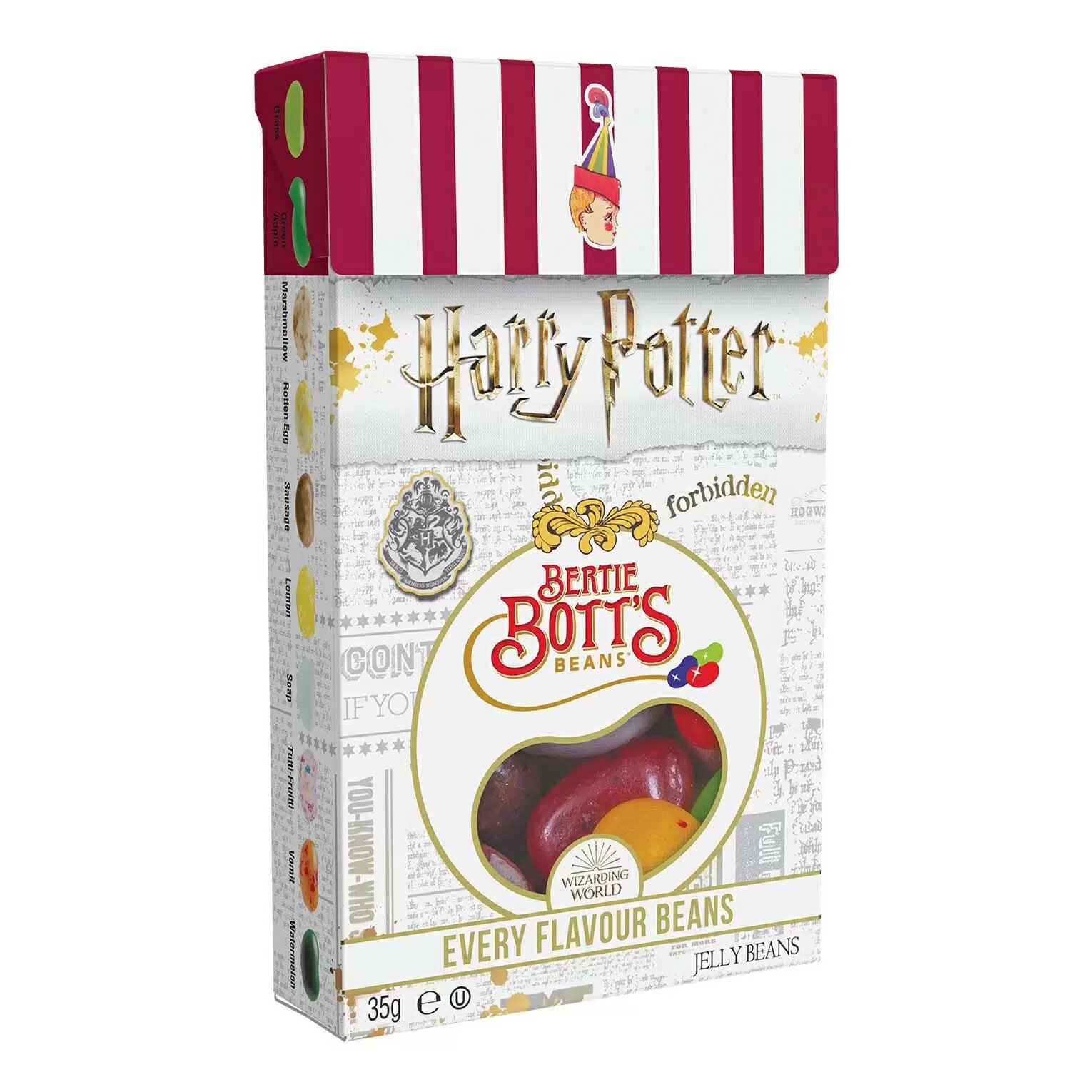 Жевательные конфеты Jelly Belly Bertie Botts /Джелли Белли Берти Буттс, ассорти, гадкие вкусы 3шт