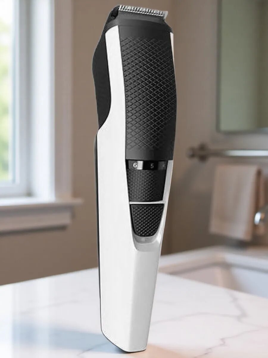 Триммер для бороды Philips BT3206/14, роторный двигатель, 11 настроек длины