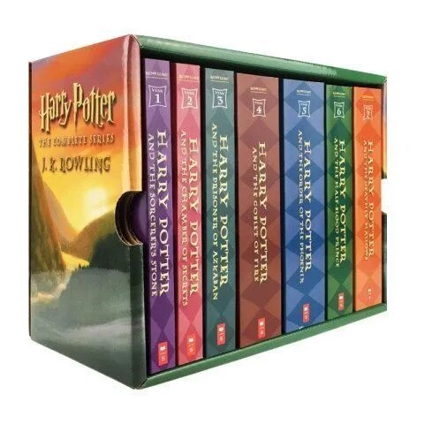 Гарри Поттер Росмэн набор из 7 книг в твердом переплете, подарочный набор в коробке-ds | Роулинг Джоан Кэтлин