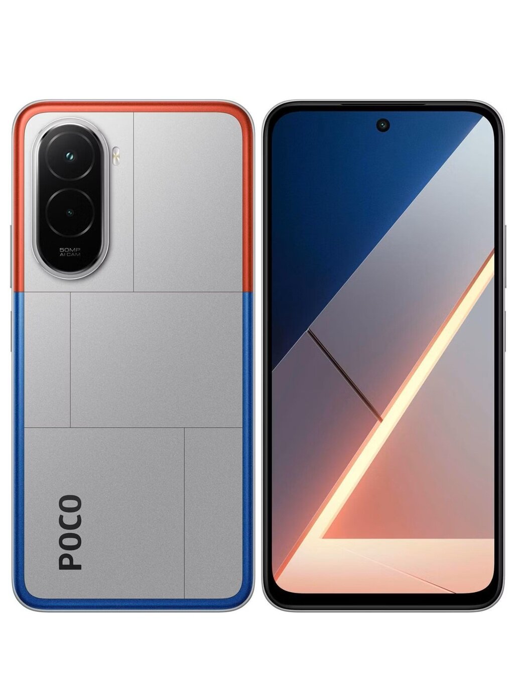Смартфон Xiaomi Poco M7, 6/128 Gb, Silver (серебристый), Global