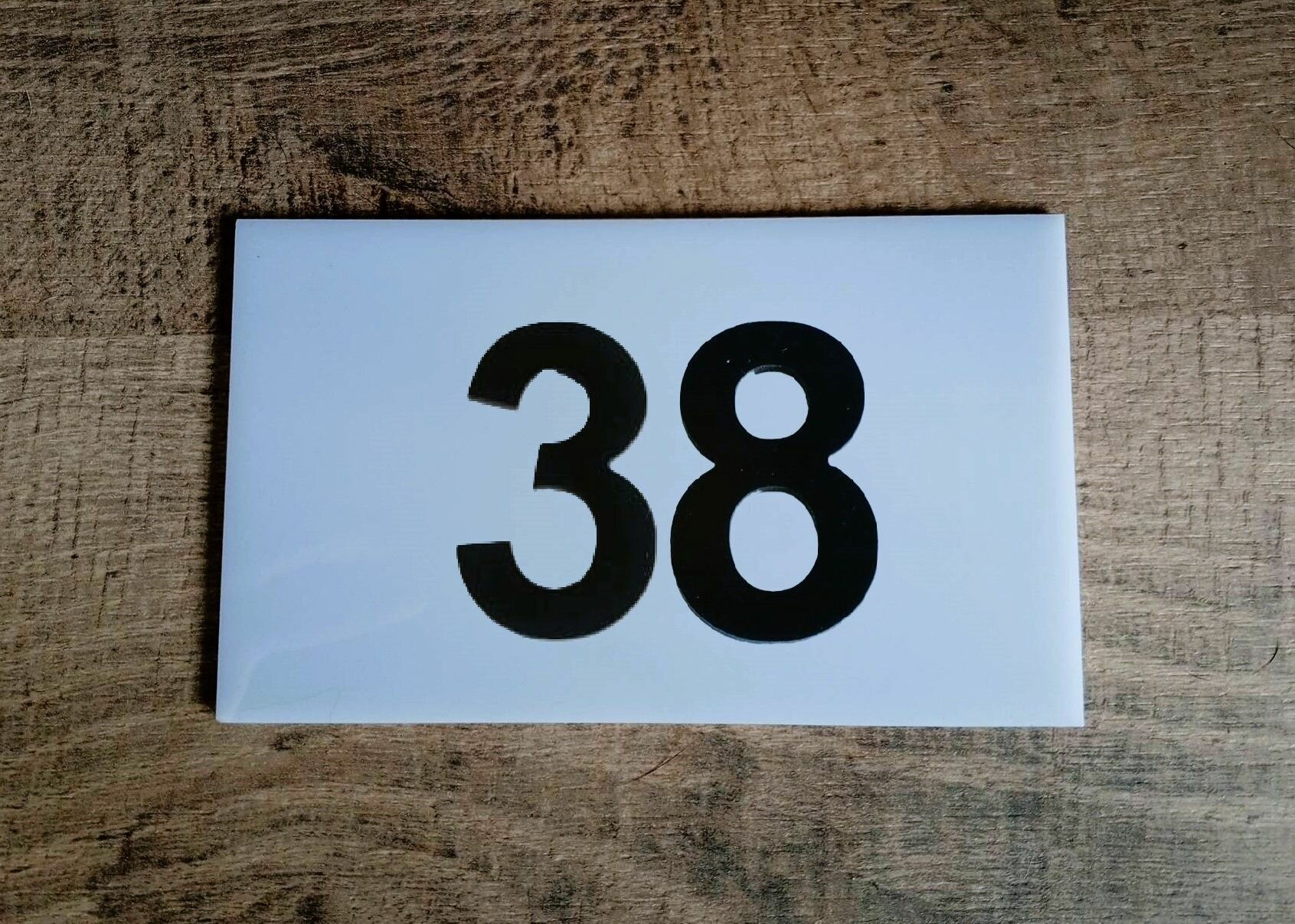 Цифры на дверь, табличка с номером 38
