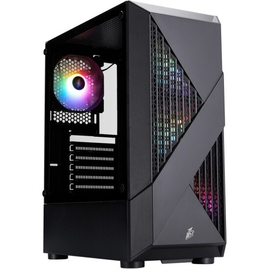 Корпус 1STPLAYER FIREROSE F3-A, черный (F3-A-BK-4F1)