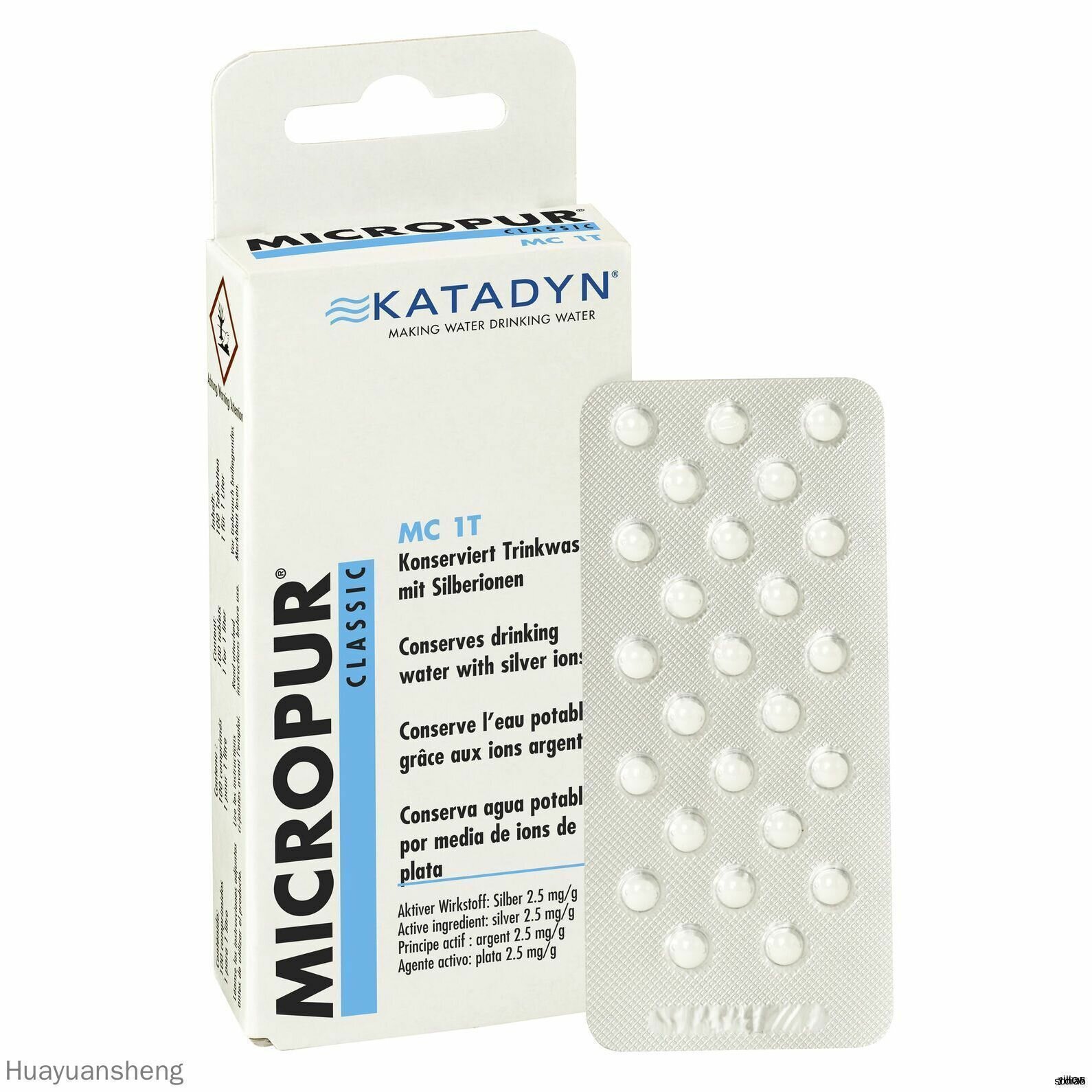 Katadyn Micropur Classic MC 1T Таблетки для очистки воды,25 шт